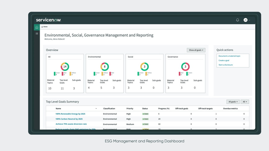 ServiceNow anuncia una solución unificada para impulsar ESG en toda la ...